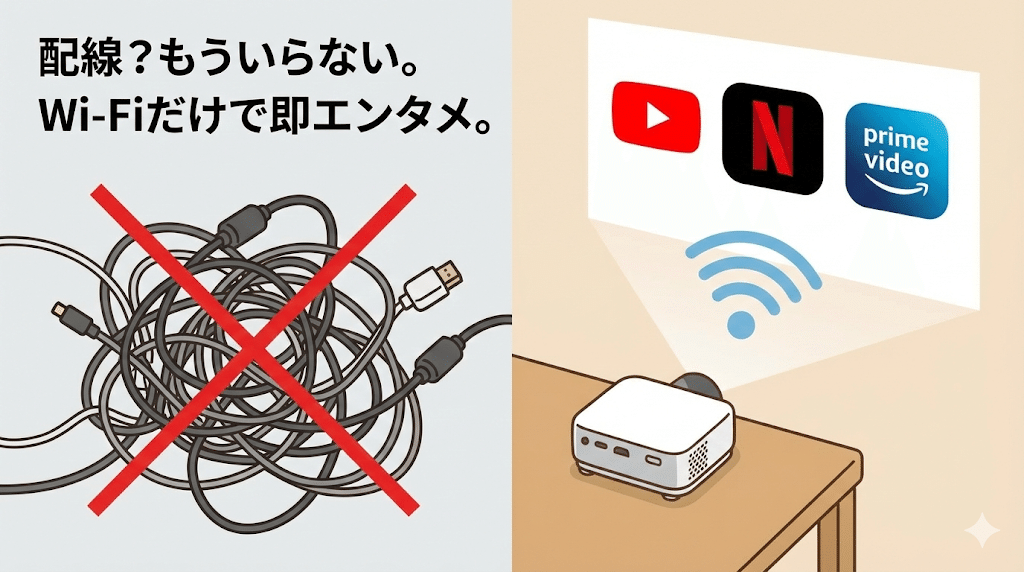 【3万円台の衝撃】6畳の寝室が映画館に変わる。世界最小「Anker Nebula Capsule Air」が、私のズボラ生活を救うこれだけの ...