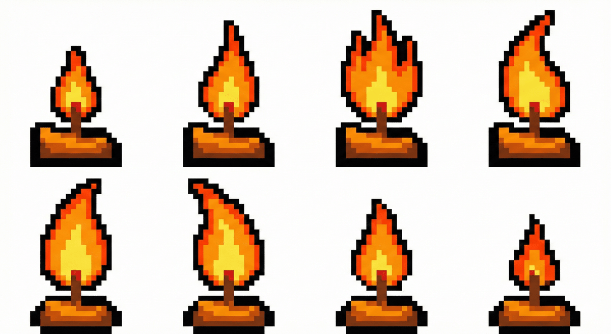 生成AI時代でもドット絵ゲームにAsepriteが必要な理由｜tamtam｜ゲーム個人開発
