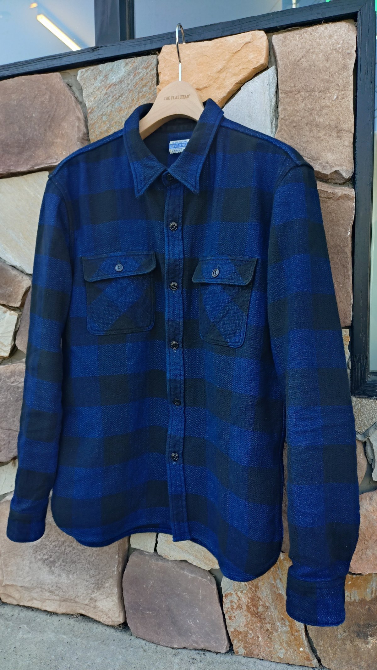 【FLAT HEAD 本店】～経年変化紹介 インディゴブロックチェック～｜THE FLAT HEAD