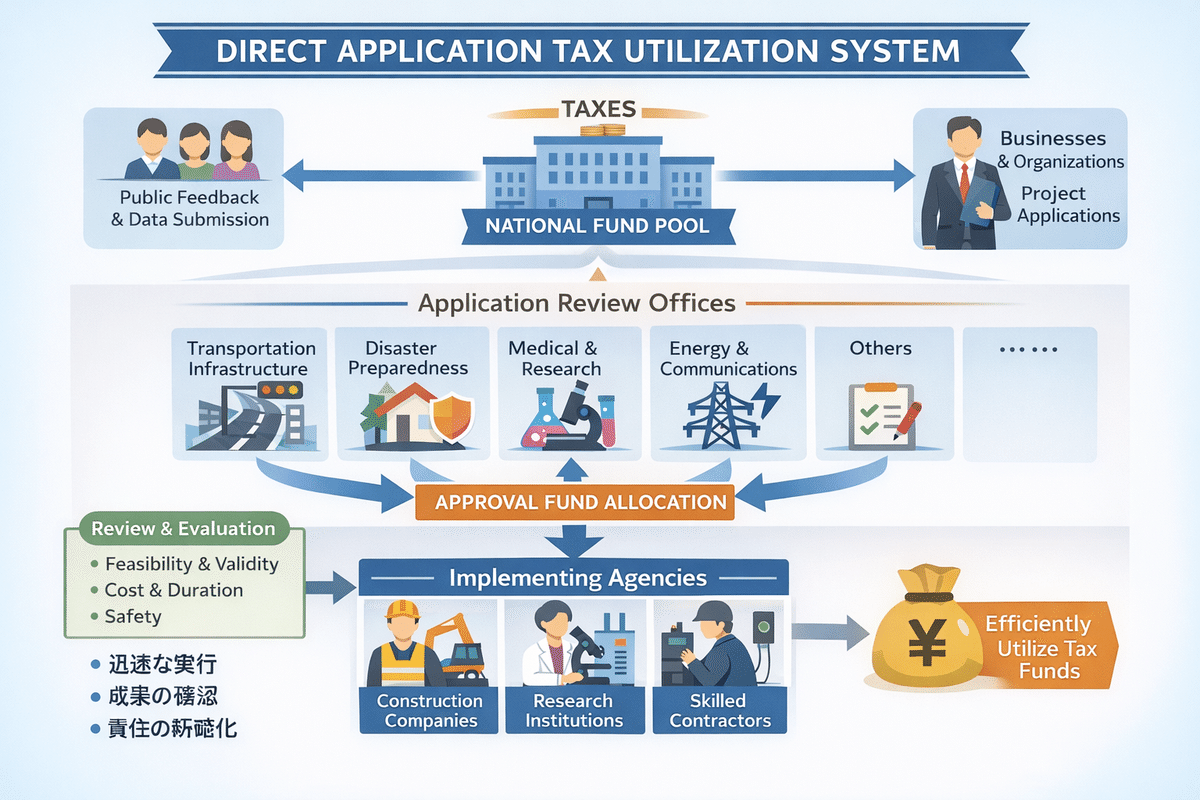 直接申請型税金活用システム（Direct Application–Based Public Funding System）｜ONEScale🥼