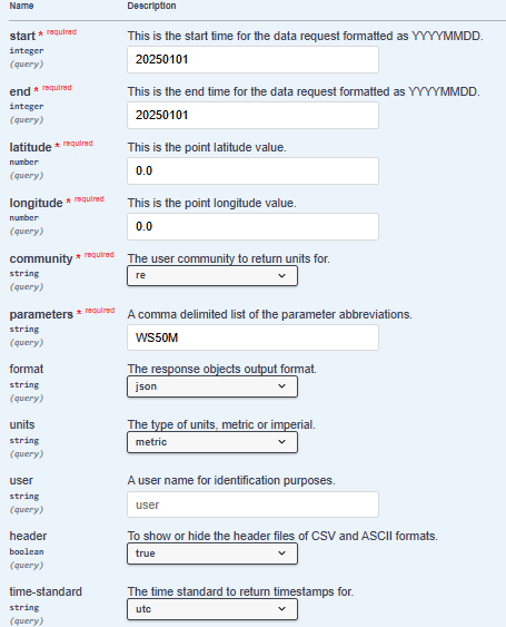 世界中の太陽光放射照度や風速の推定値データを取得できる NASA POWER Data Access Viewer と API の使い方 ...