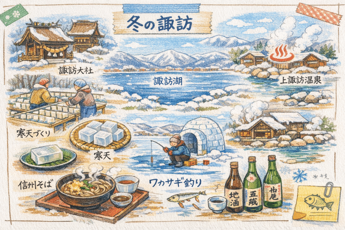 【旅log】諏訪湖でしっぽりワカサギ釣り｜ichi_graphy