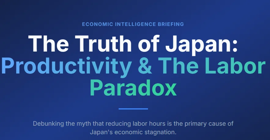260120-The Truth of Japan: Productivity & The Labor Paradox｜jee54321