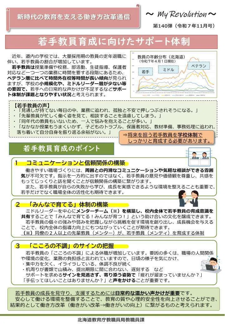 Work Style Reform Newsletter ~My Revolution~ Issues 140-141 Published ...