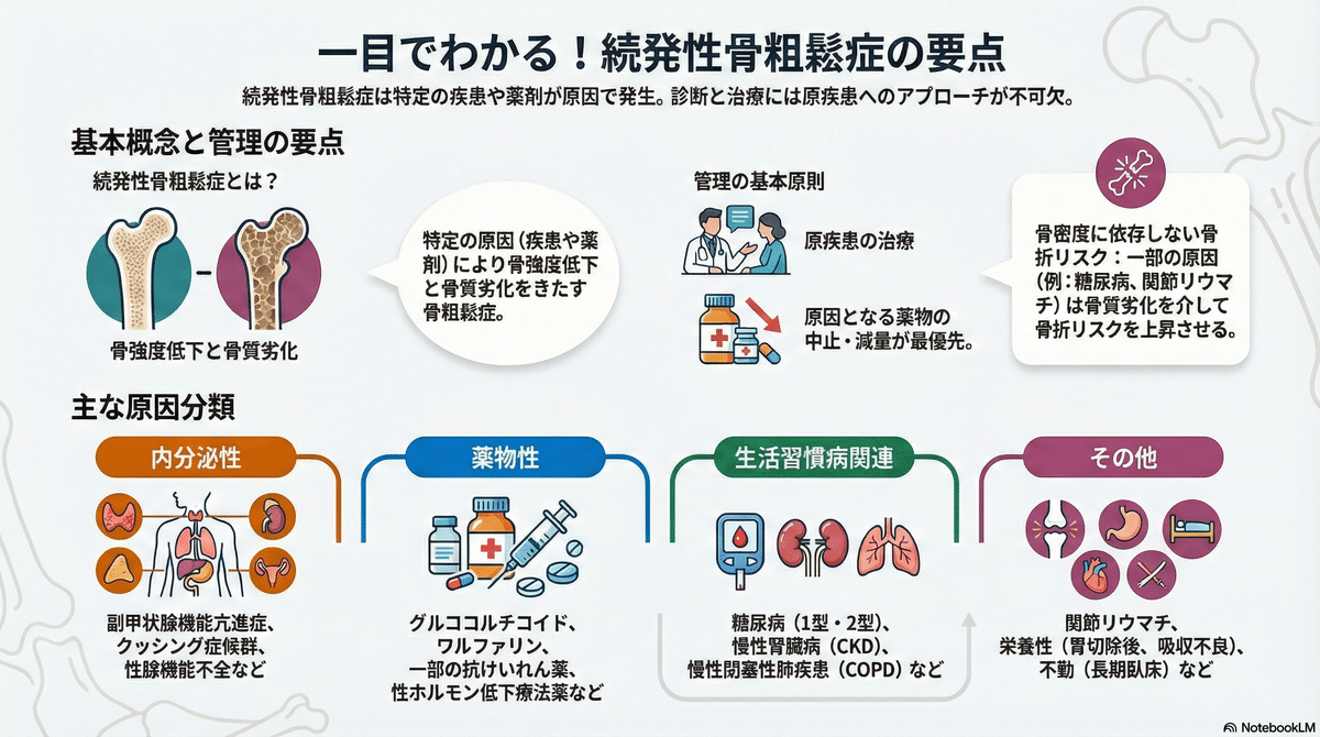 #6 続発性骨粗鬆症：その「隠れたリスク」を見逃さない｜2025 骨粗鬆症GL要約マラソン｜小澤廣記 | Hiroki Ozawa, MD ...