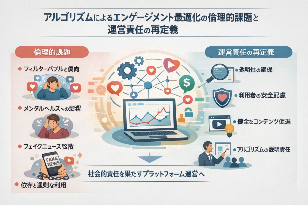 アルゴリズムによるエンゲージメント最適化の倫理的課題と運営責任の再定義｜mmiro “momoirotoike” toike