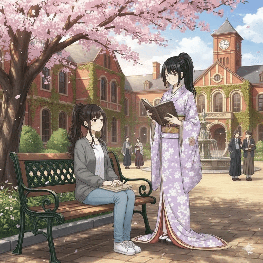 🌸 清少納言パイセンの恋愛相談教室平安大学編・第3話― 曖昧な関係が一番疲れる友達以上、恋人未満の罠｜AI俳句研究所