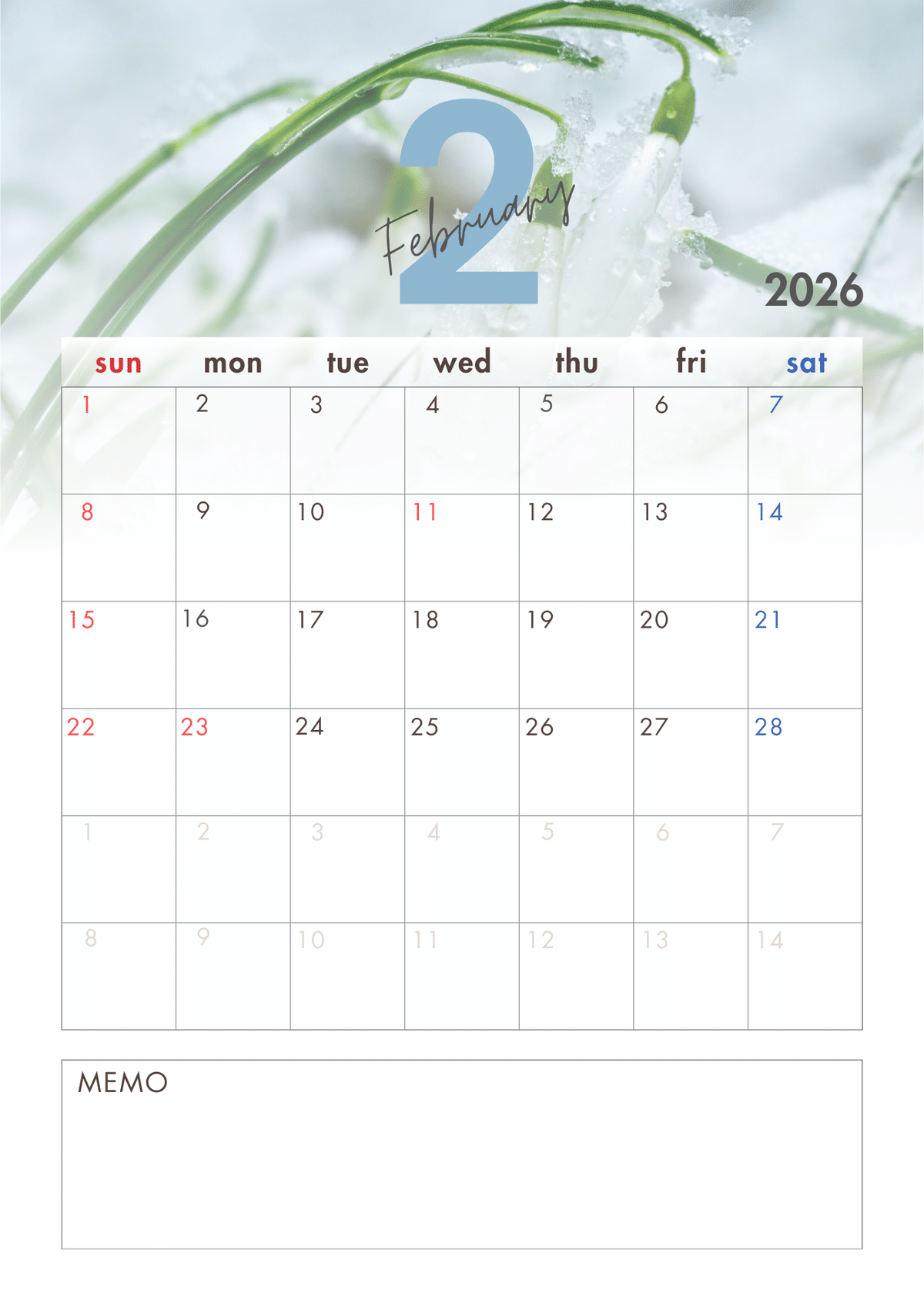 【無無料配布】2月のスマホ壁紙&カレンダー｜ひづる＠Canva × STUDIOで作る Web・SNSデザイン