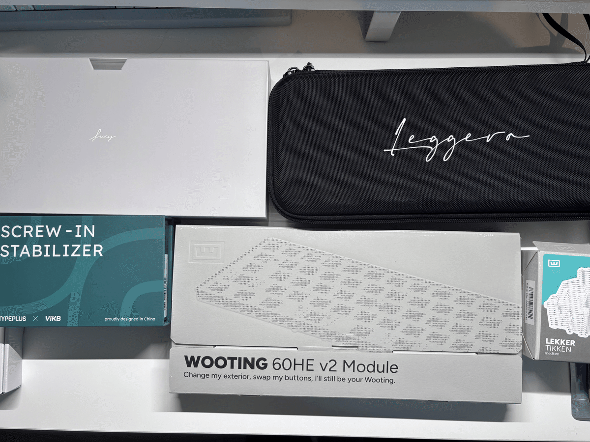 【カスタムキーボード】初心者が「Wooting 60HE V2」のフルカスタムに挑戦してみた話｜kido