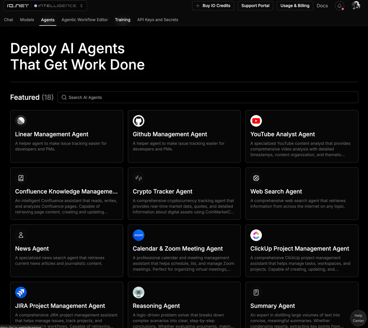 Web Search Agentを試す：IO Intelligenceでの導入と実行方法｜SOH@Python＆crypto