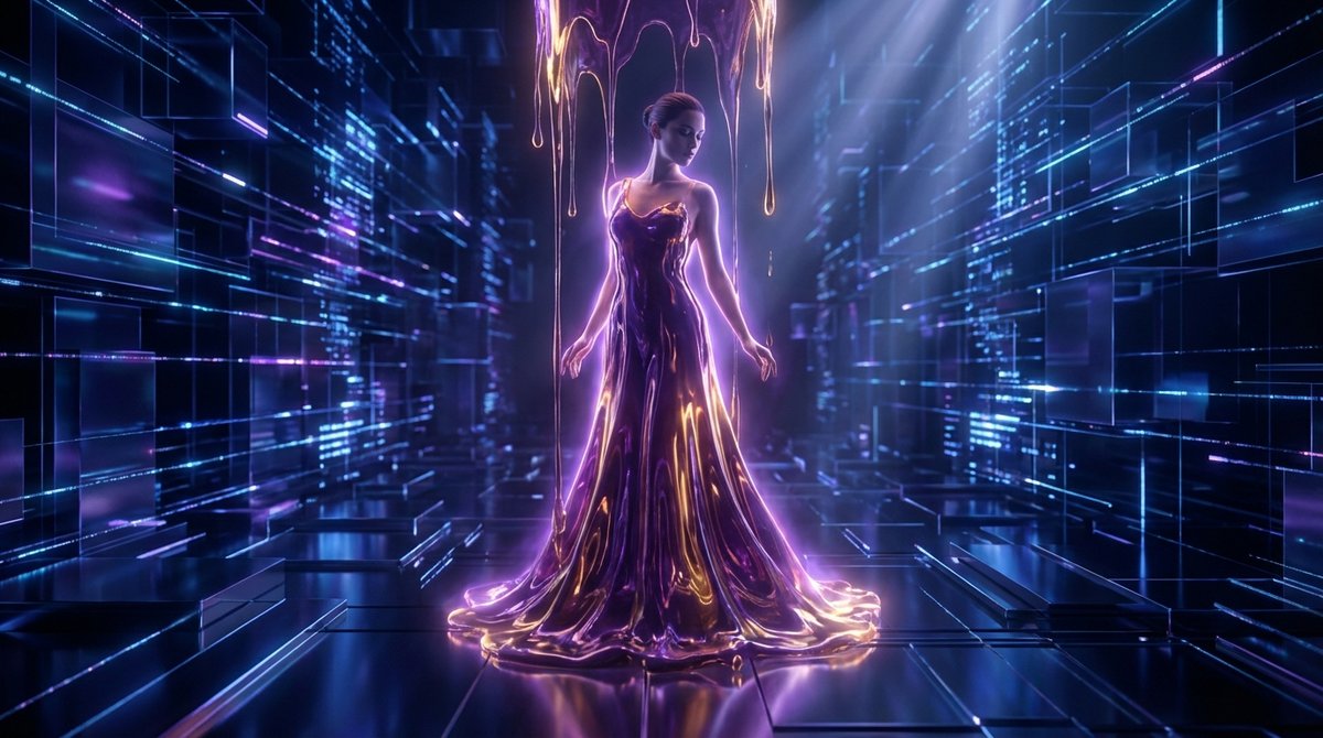 西暦3000年の光🌟のドレス👗美女👩ー💻️Gemini3との協業で⚛️量子的プロンプティング2.0を次のステージに‼️｜crks