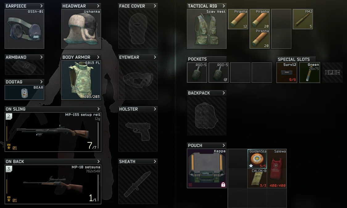 【EFT】初心者にもできる！Kappa取得ガイド Setup編｜ばっそ