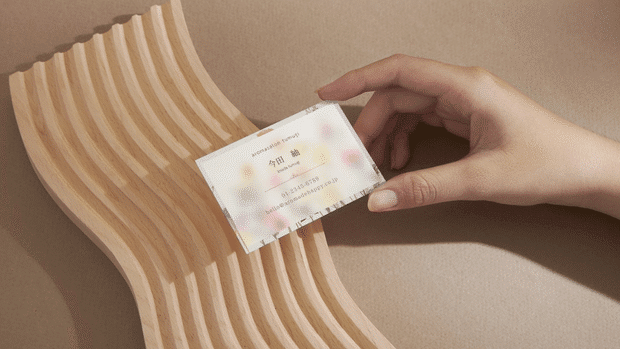 文字を入替えるだけ♡Canva編集可能な名刺｜sumi｜おうち教室の裏方さん