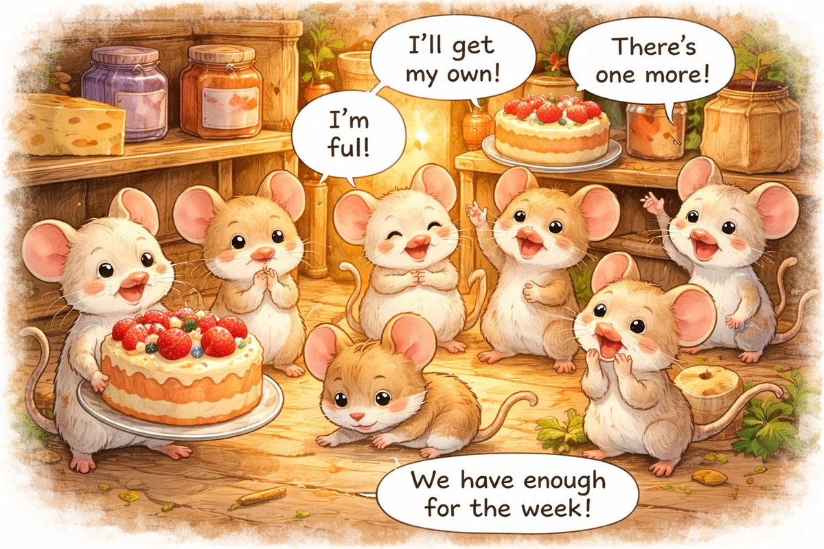 小学生向け英語多読 | "Seven Little Mice"｜ビルペニー