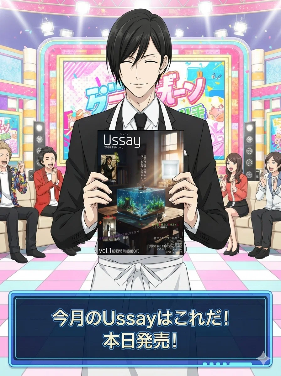 「Ussay」2月号がテレビにて紹介されました！ ️（※フィクションです）｜KAKoo出版編集部