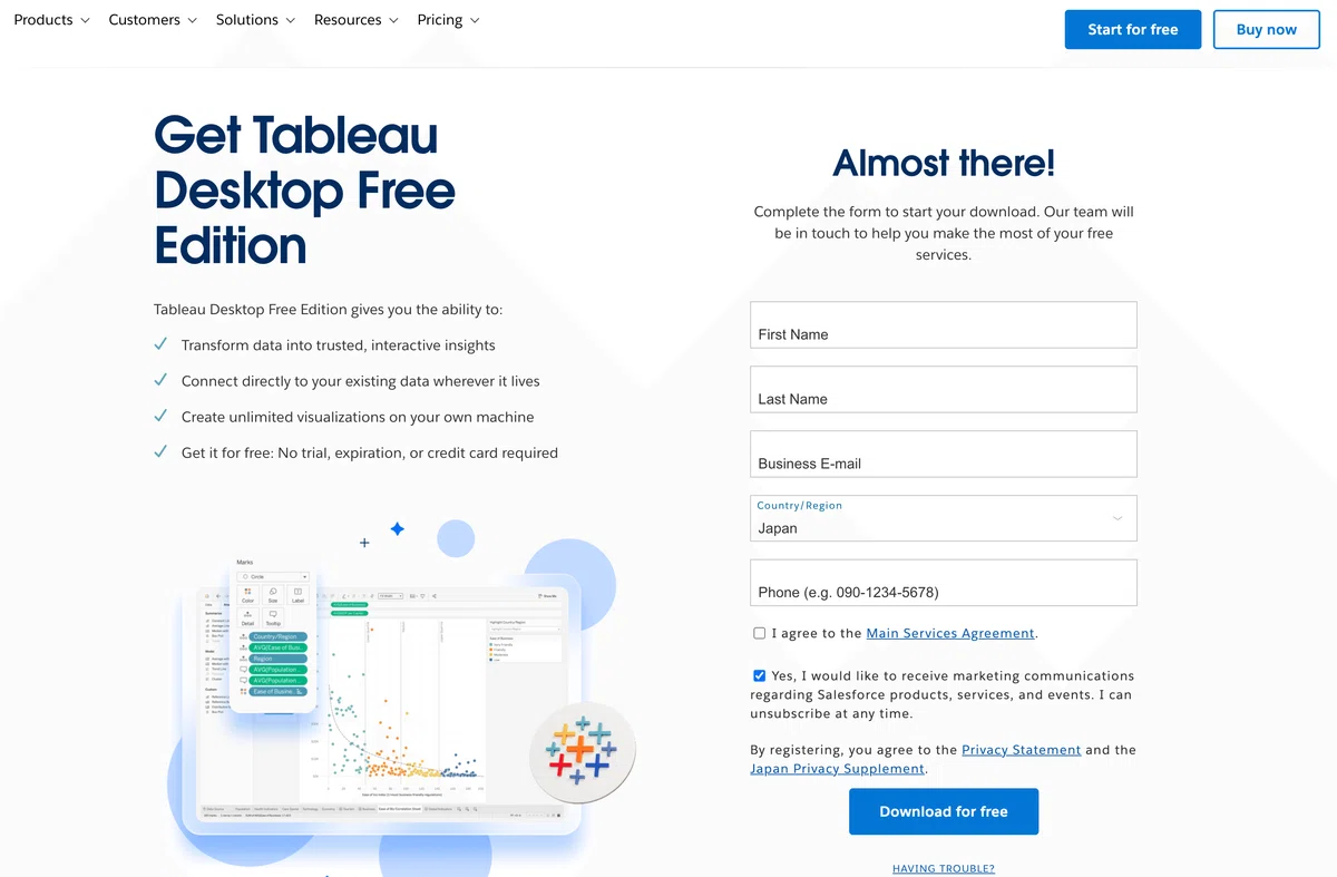 Tableau Desktop Free Edition を使ってみた｜Kiyotaka Tani