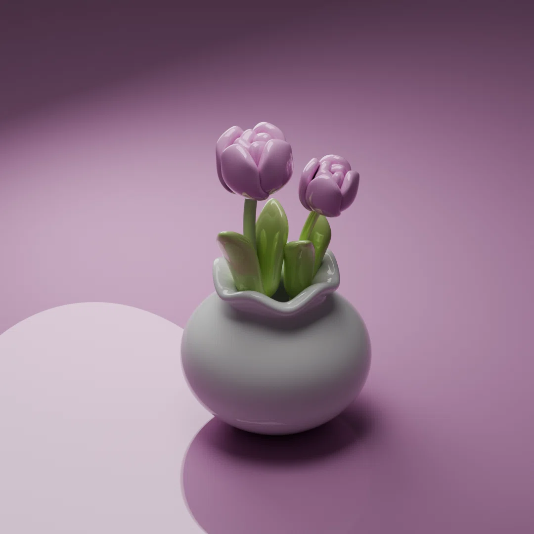 I tried making a tulip and realized I still have a long way to go ...
