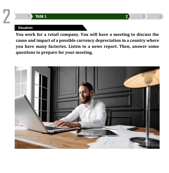 実践ビジネス レアジョブ英会話 Level 10 CHAPTER 14: FINANCIAL CRISIS Lesson 1 ...