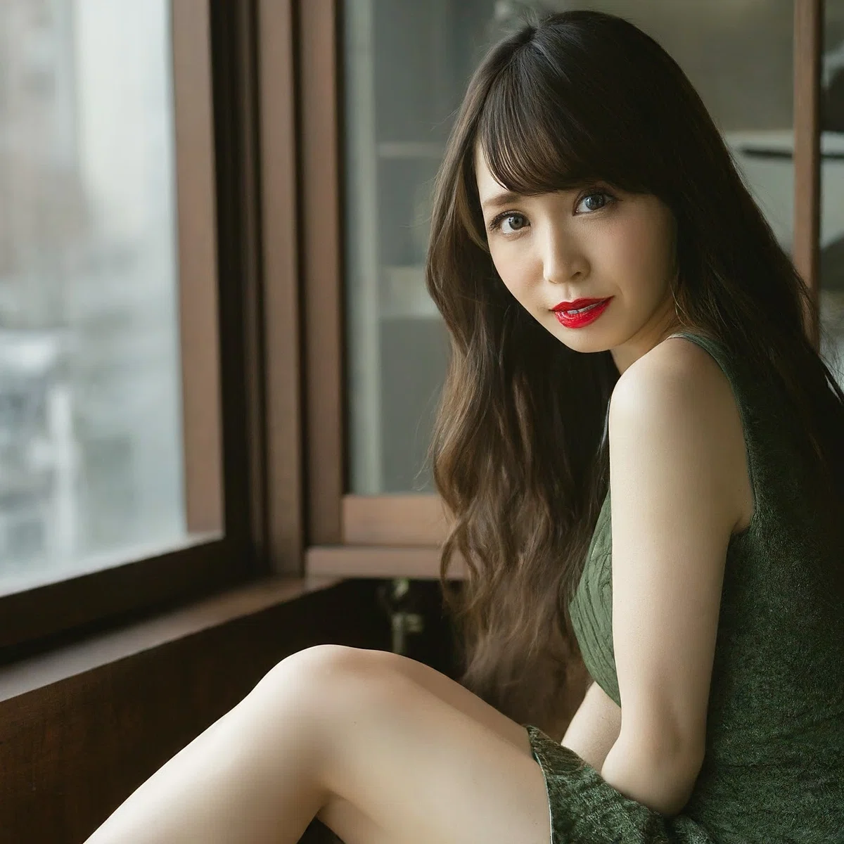AI Gravure Married Woman Series: A story of a quiet afternoon where a ...