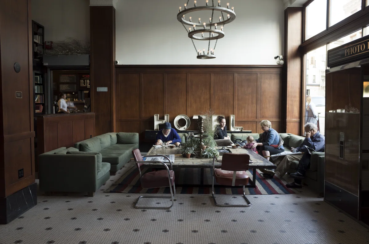 アメリカNY＆Portlandの旅2014｜9-10日目 ACEHOTELPortlandのロビーでスタンプタウンのラテ【完】｜omame ...