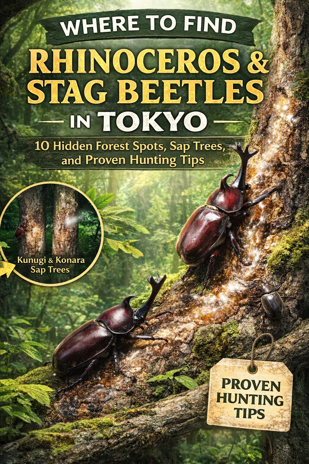 Tokyo Beetle Hunting Guide: 10 Hidden Forest Spots for Rhinoceros ...