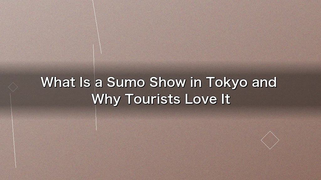 Sumo Show Tokyo: Where to Watch Live Sumo as a Tourist in 2026｜相撲ラボ