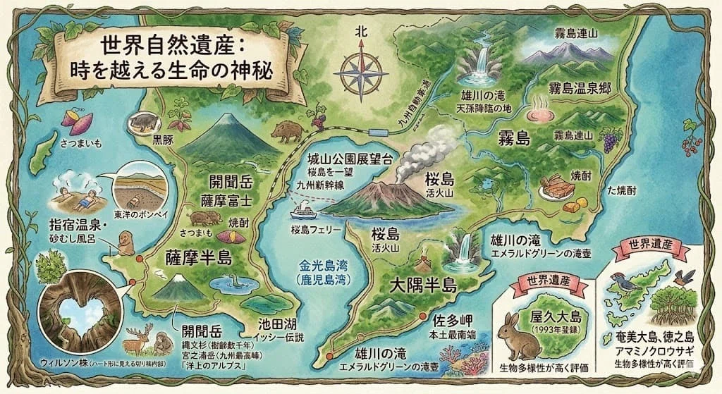 通訳案内士試験合格への道：鹿児島県の世界遺産と歴史を徹底解説｜ichiwawa