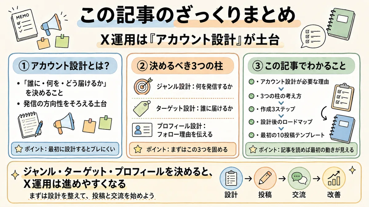 [Complete Guide] The Big Picture of "Account Design" to Do First in X ...
