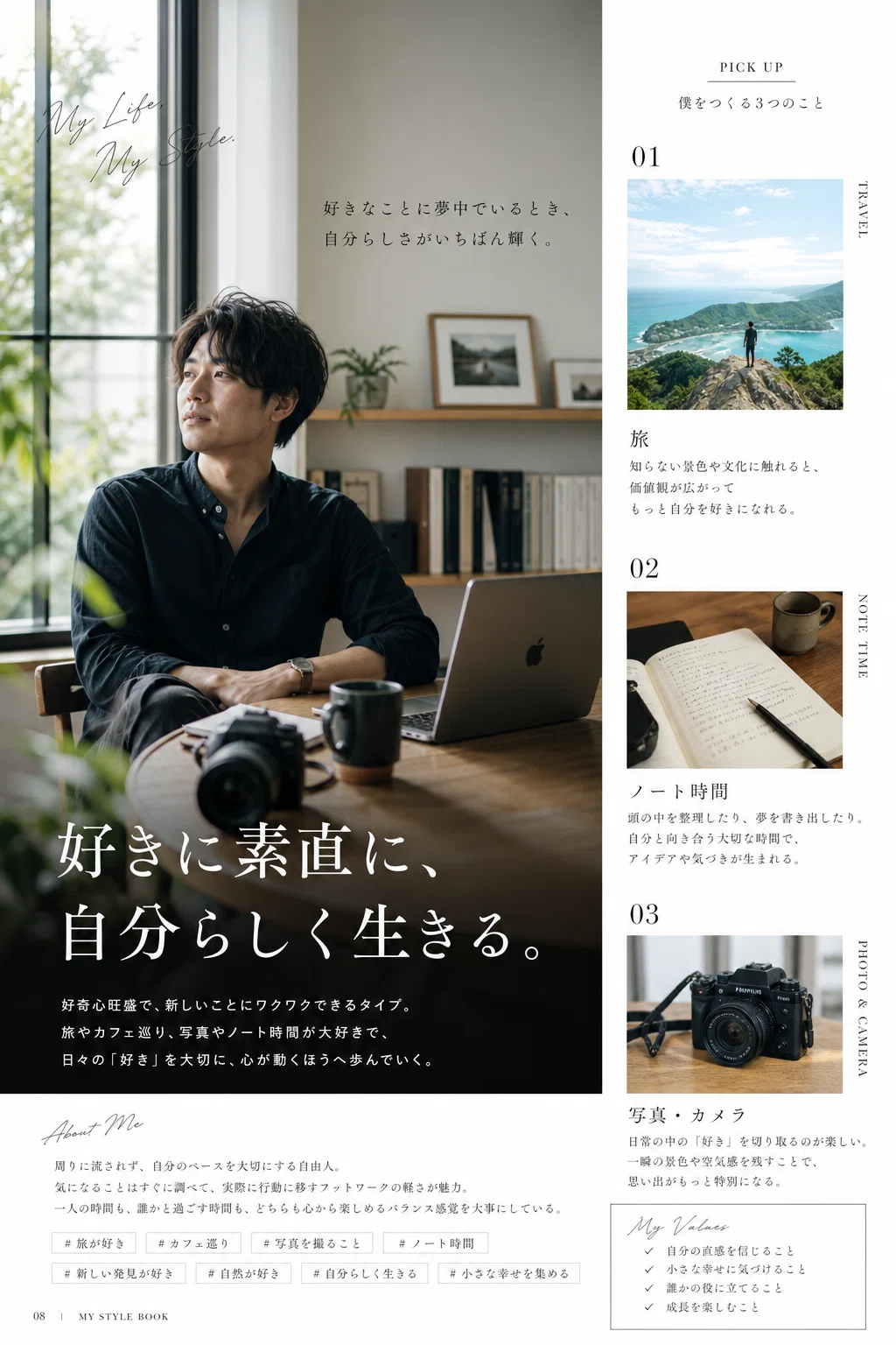 妄想ファッション誌DEEP5月号｜AIで作る「自分専用ファッション誌」｜malielea