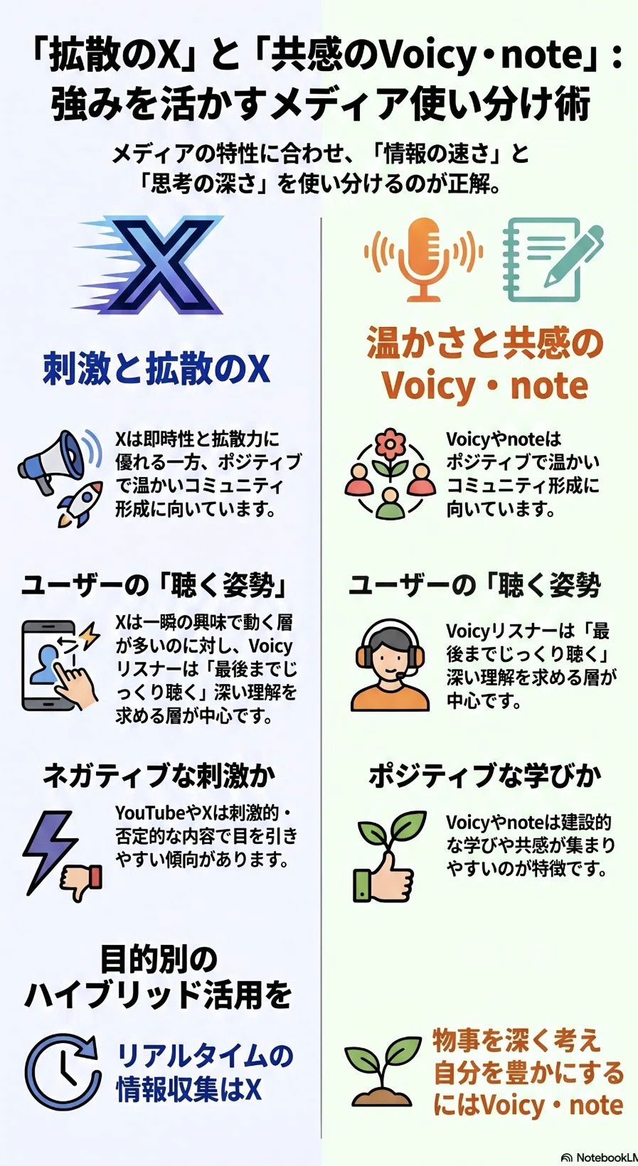 「x」と「note」は水と油の関係？｜yoshi mori