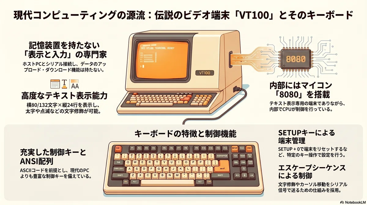 VT100のキーボード｜kzn