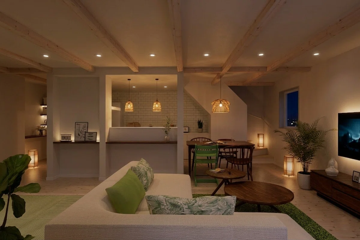 「明るい家」が正解とは限らない？心地よい暗がりが育む、夜のゆとり。｜odd house (オッドハウス)