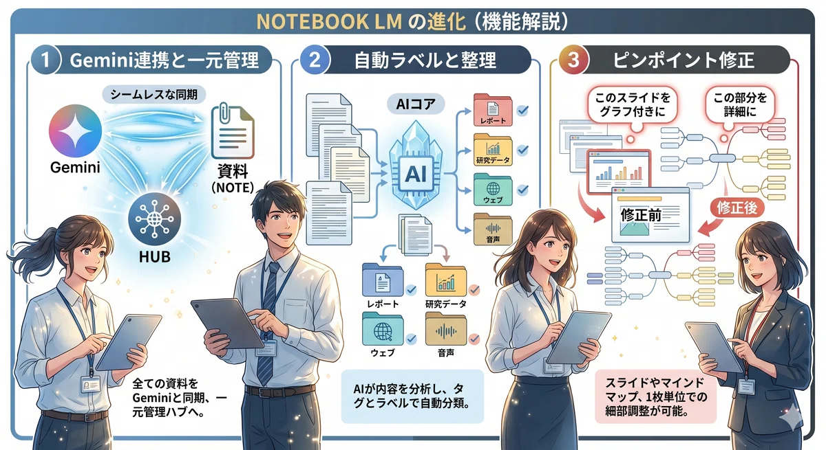 NotebookLM 最新アップデート解説｜Shingo.Ohmiya