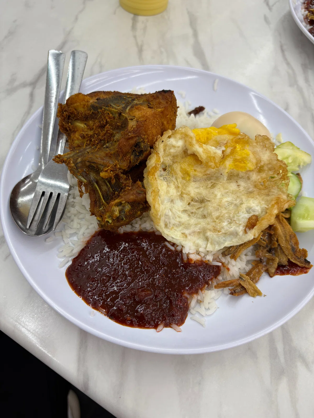I visited "WANJO," a famous Nasi Lemak restaurant in Kuala Lumpur｜ともや