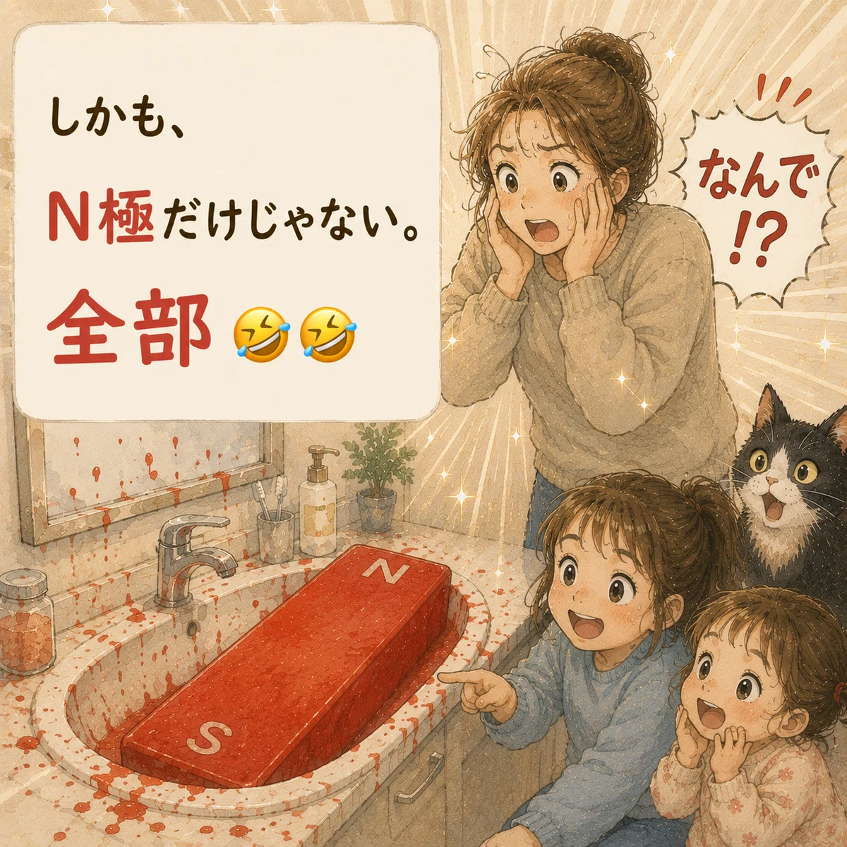 ハッピーライティングマラソン#52 最近、思わず笑ってしまった出来事は—— 『家の中で、密かに行われていた“ある実験たち”。』でした🤣｜こじ ...