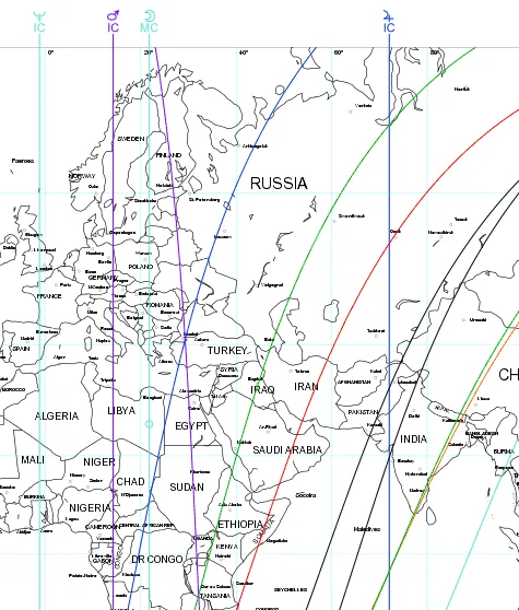 Soul Memories Etched in the Land | Astro Map x Past Life Analysis ...