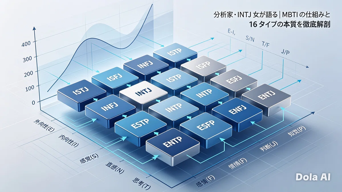 分析家・INTJ 女が語る｜MBTI の仕組みと 16 タイプの本質を徹底解剖｜INTJ 女の分析ノート