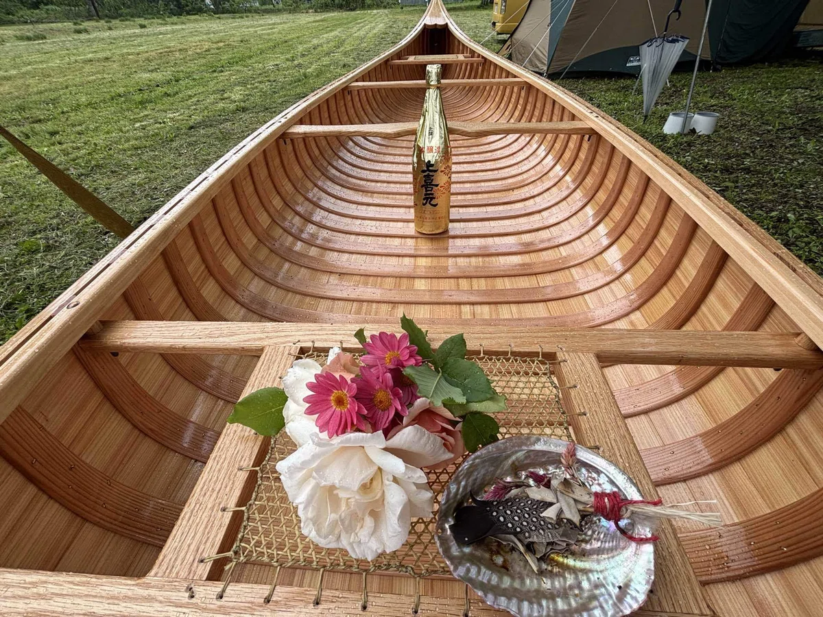 WOOD&CANVAS CANOE 進水式 初夏の水没林の中を漕ぐ。｜月とカヌー