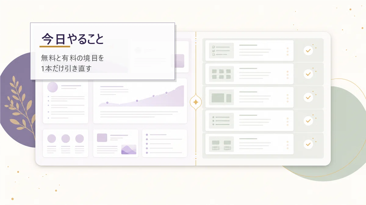 有料noteの無料部分で満足される人へ。出す情報と残す情報を分ける｜たける