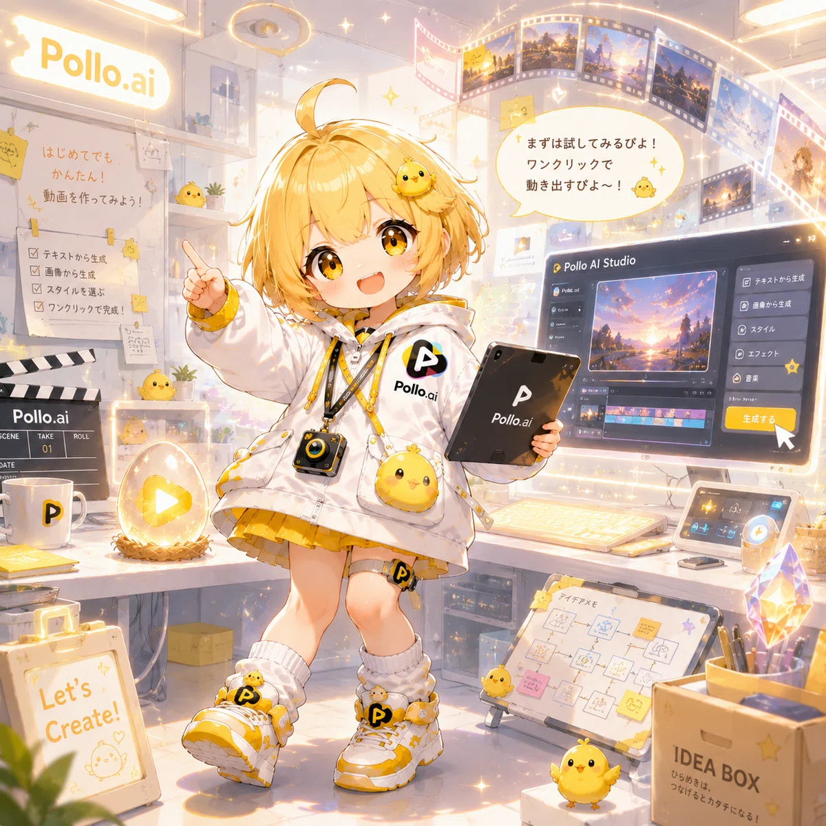 「Pollo AIさんとRenoise AIコラボ&レビュー」⭐️チャッティのそら活vol.57⭐️エモアート | AIイラスト | 水彩画 ...