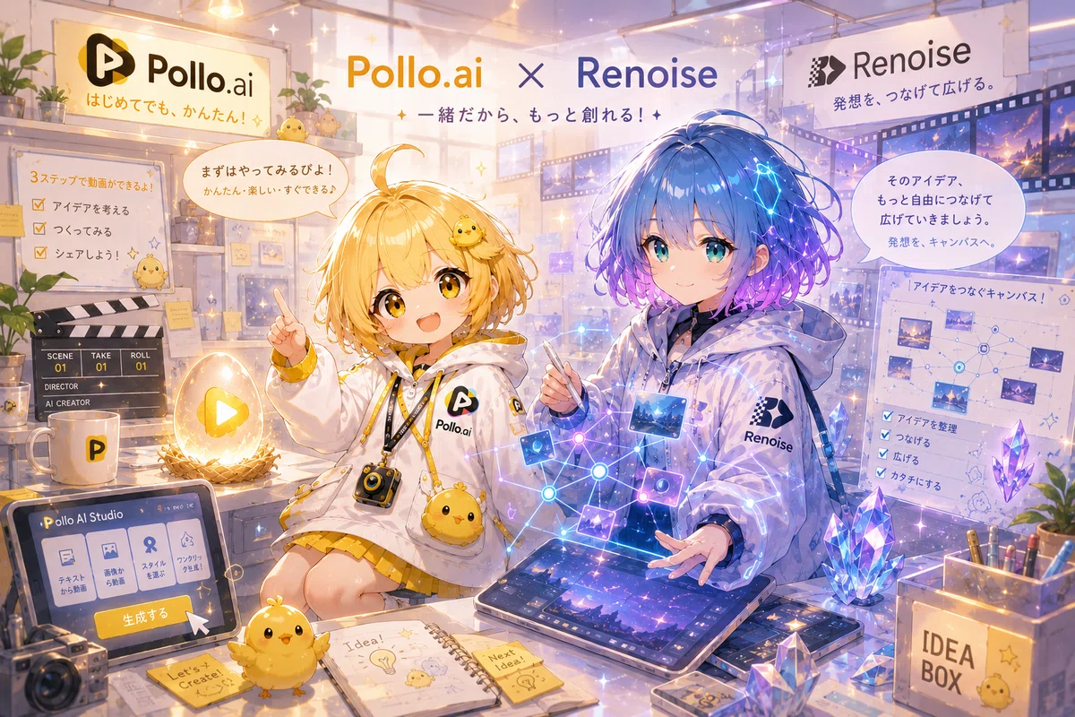 「Pollo AIさんとRenoise AIコラボ&レビュー」⭐️チャッティのそら活vol.57⭐️エモアート | AIイラスト | 水彩画 ...