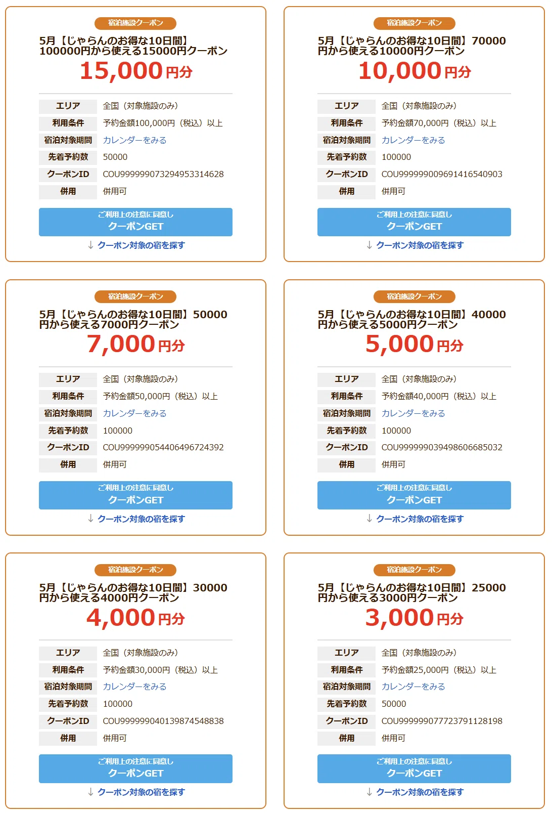 【2026年5-6月】じゃらんスペシャルウィークのクーポン先行配布中！！そして、お得な10日間は本日5月29日まで！｜トラベリスタ@旅のお得情報局