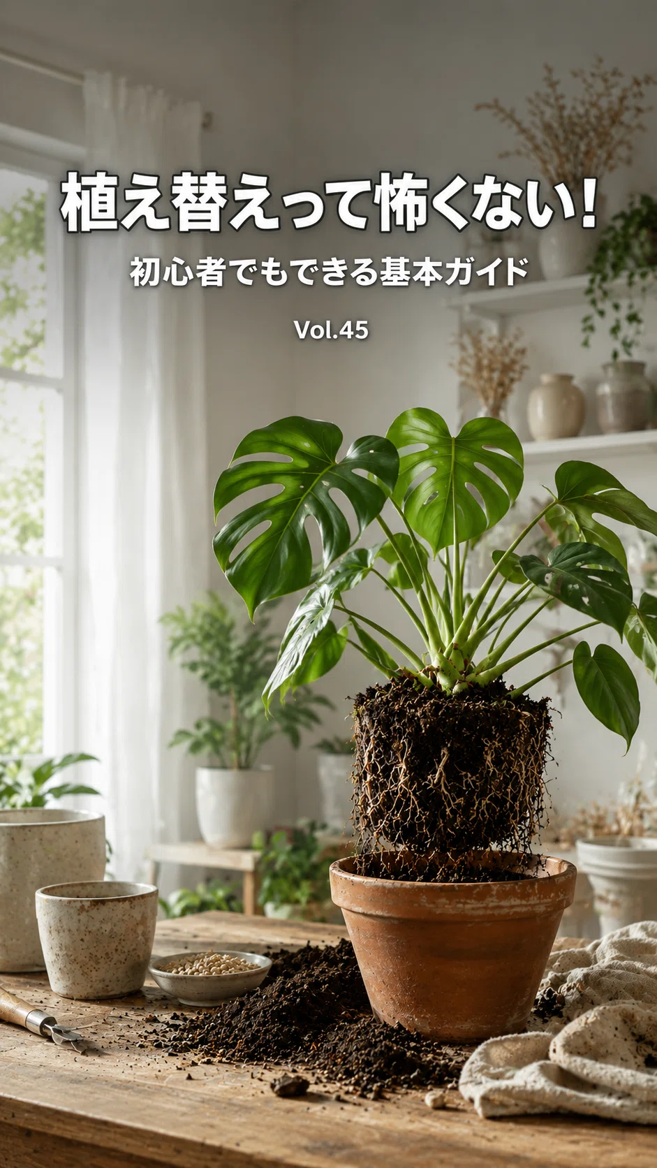 植え替えって怖くない！初心者でもできる【基本ガイド】｜Biophilic Style