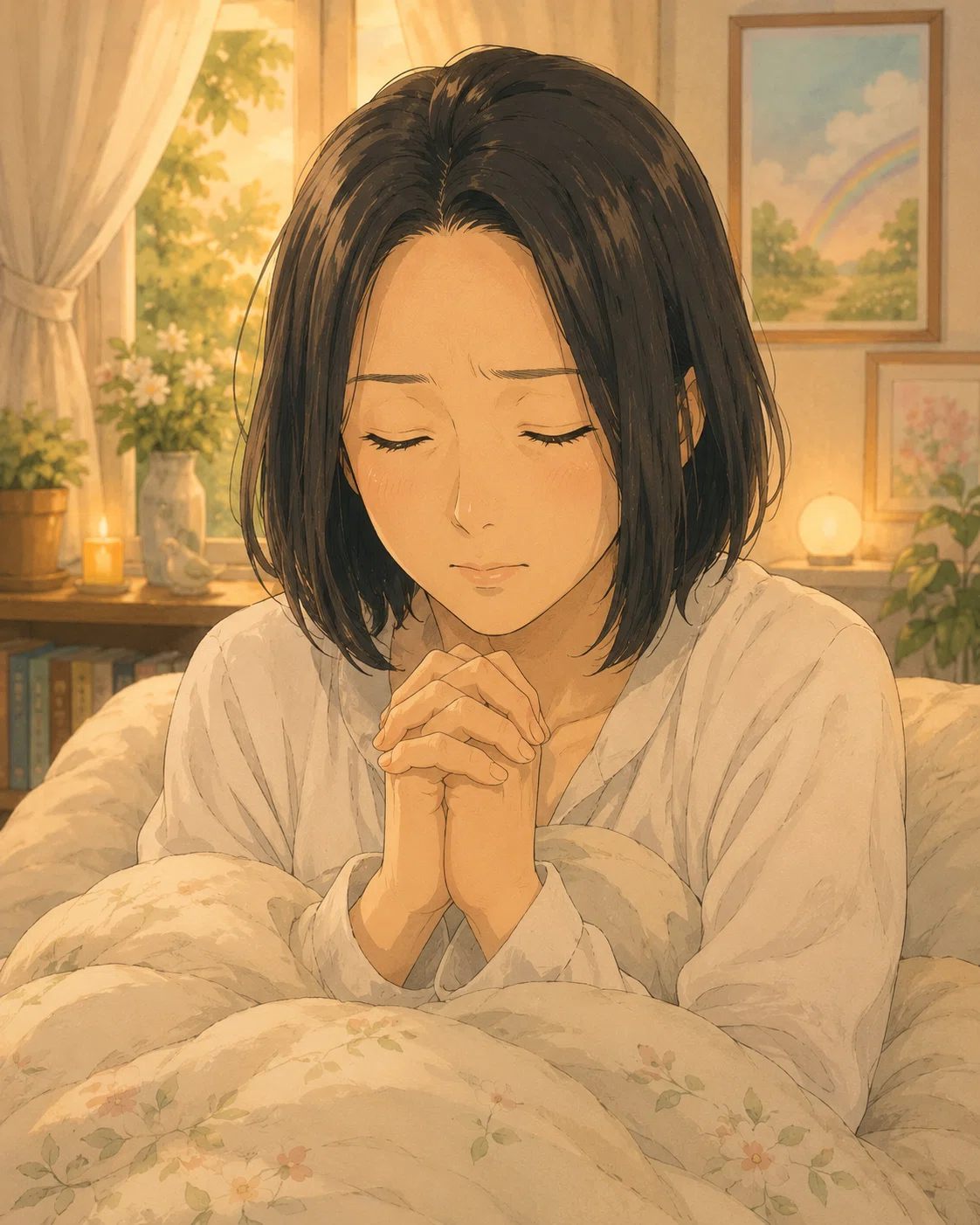 🌙悪夢で目が覚めた朝、それでも私は「大丈夫」と言い聞かせた🍀｜ことり葉