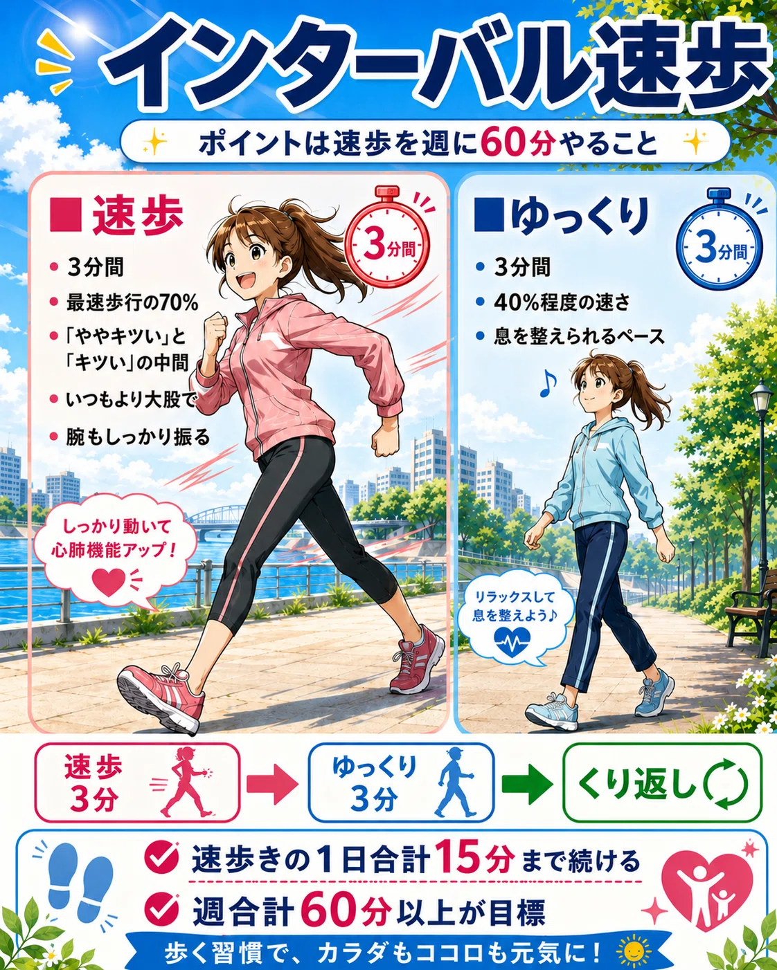 Interval Fast Walking｜HiroBow
