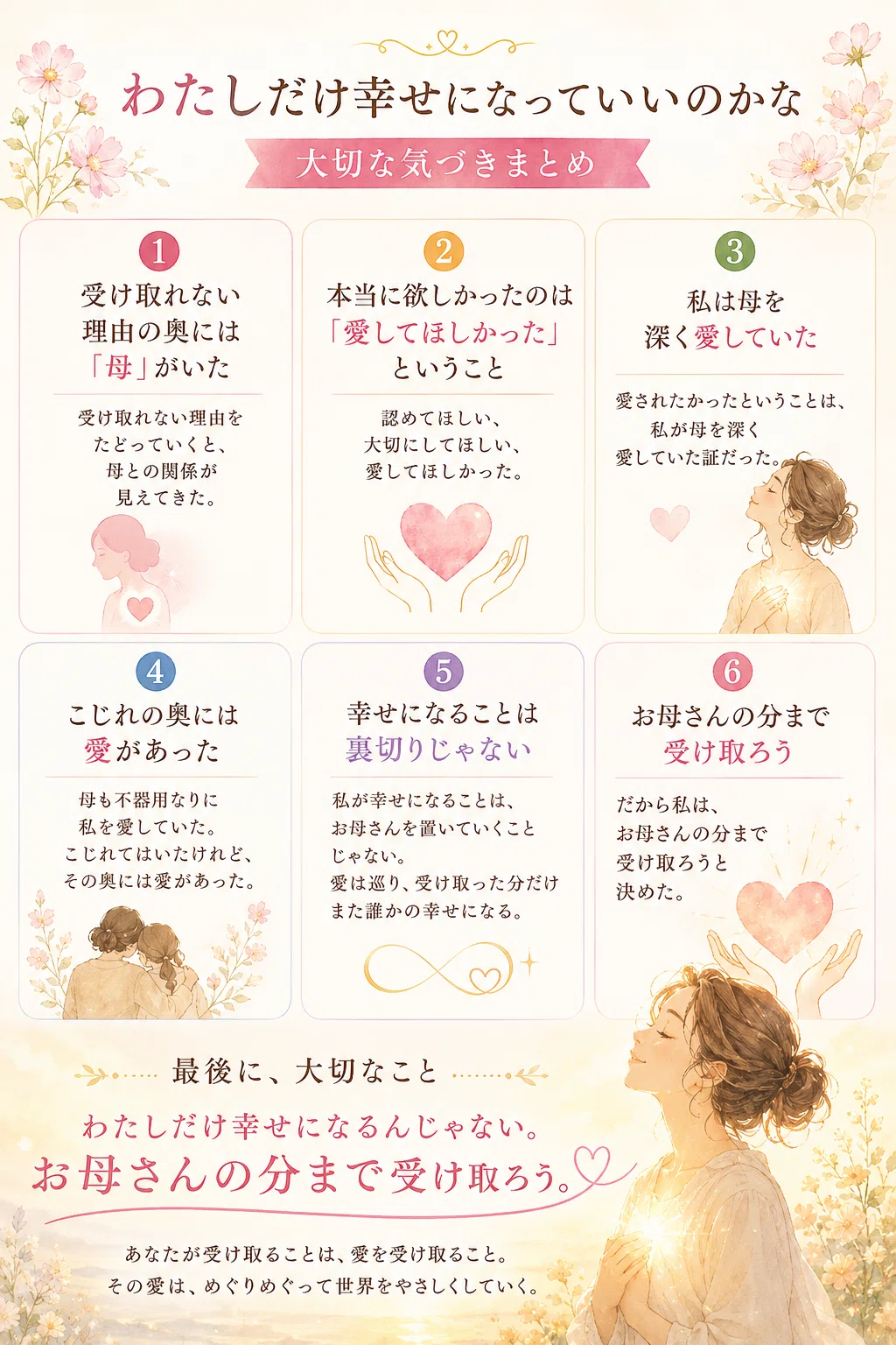 わたしだけが幸せになっていいのかな？｜ママの安心と幸せを育てる言葉とワーク┃たんじともこ