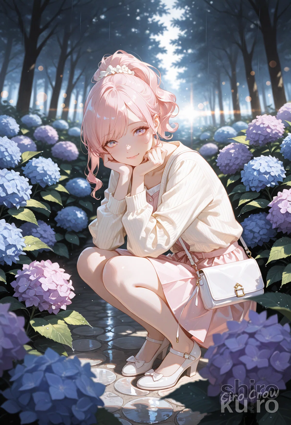 [Enjoying the Rainy Season] 10 Fashion & Background Prompts | Lift Your ...