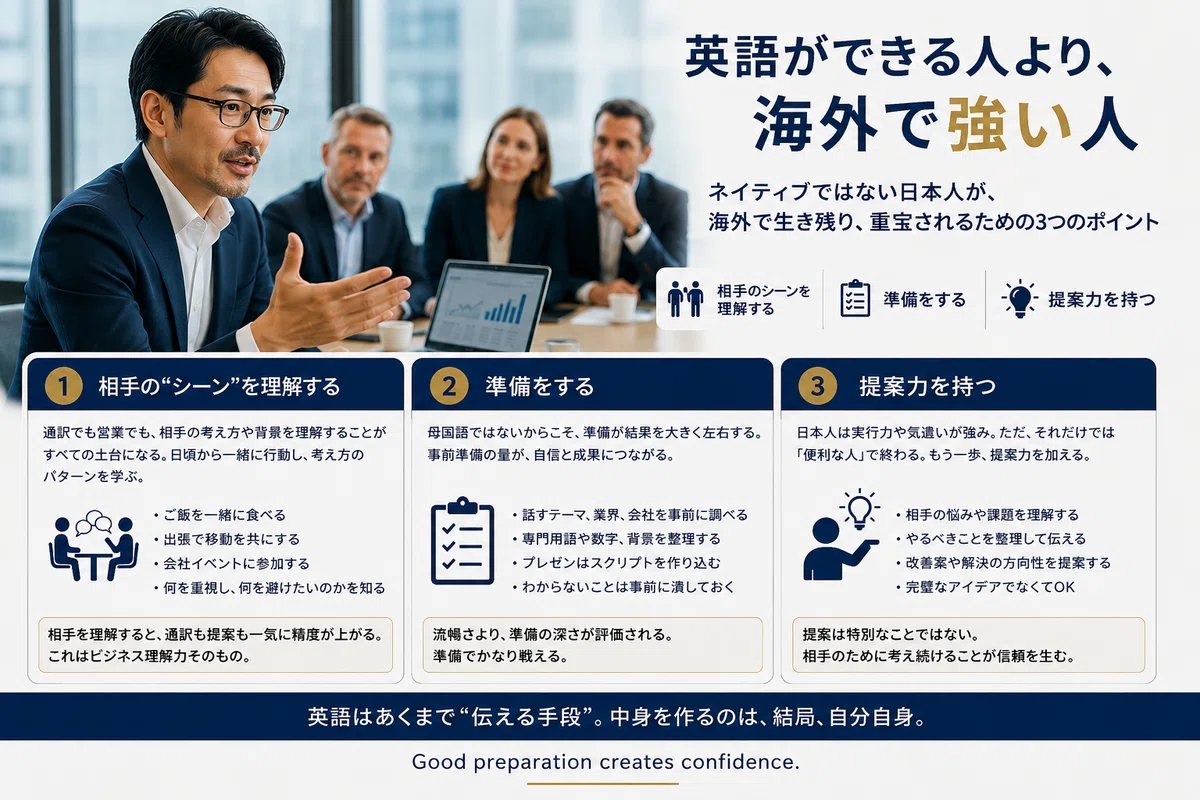 英語ができる人より、海外で強い人2｜Nick’s note/世界の現場から