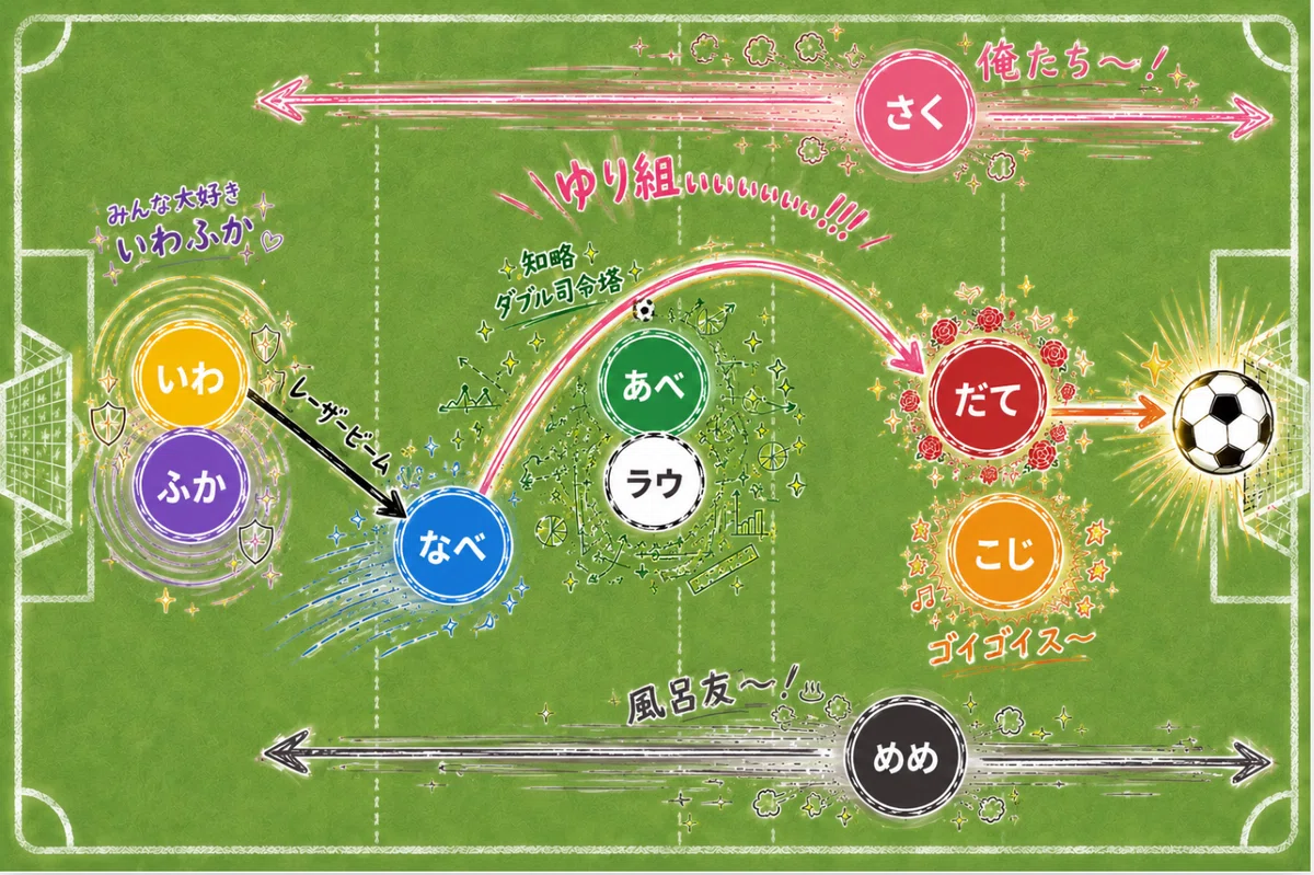 What if Snow Man played soccer with 9 people? [3 Delusional Formations ...