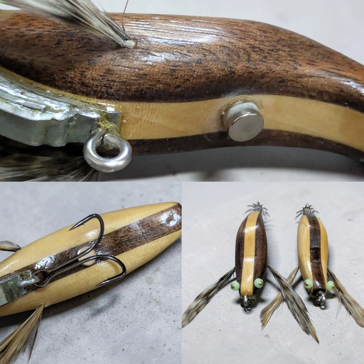 I'm making various things 🪚 I'm hooked on making my own lures using ...